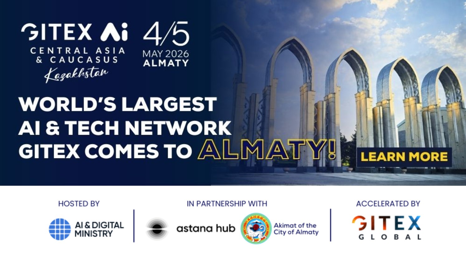 Almaty to host GITEX Ai CENTRAL ASIA & CAUCASUS Kazakhstan, marking a ...